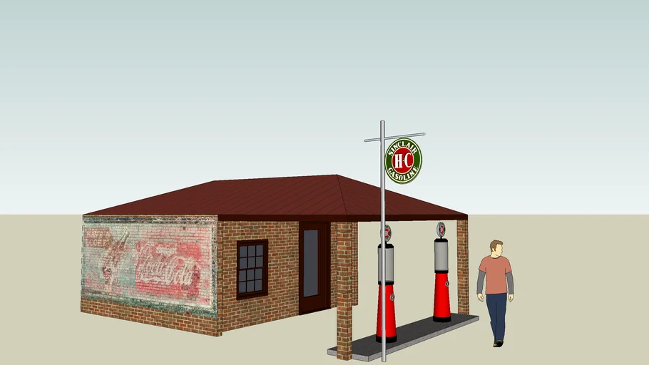 Gas Station | 3D Warehouse