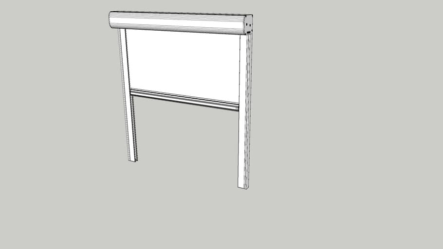 Vertical ZipLine 110 quadrado VS2110 - guia ZipLine Normal | 3D Warehouse