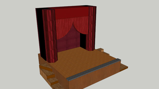 Simple Stage | 3D Warehouse