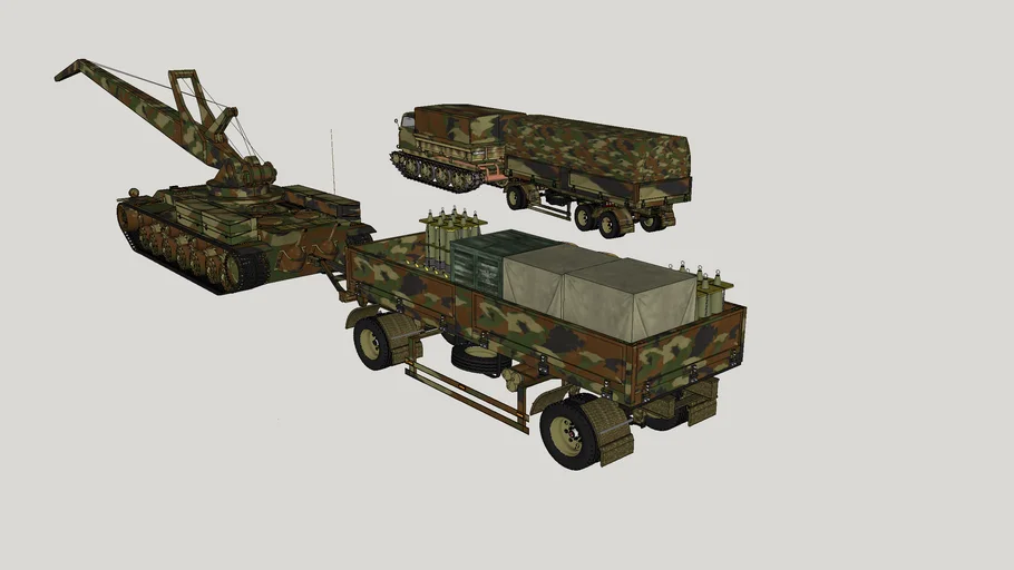 WW2-1947-ADVANCED-GERMAN-MOBILE-AA-RELOADING-UNIT | 3D Warehouse