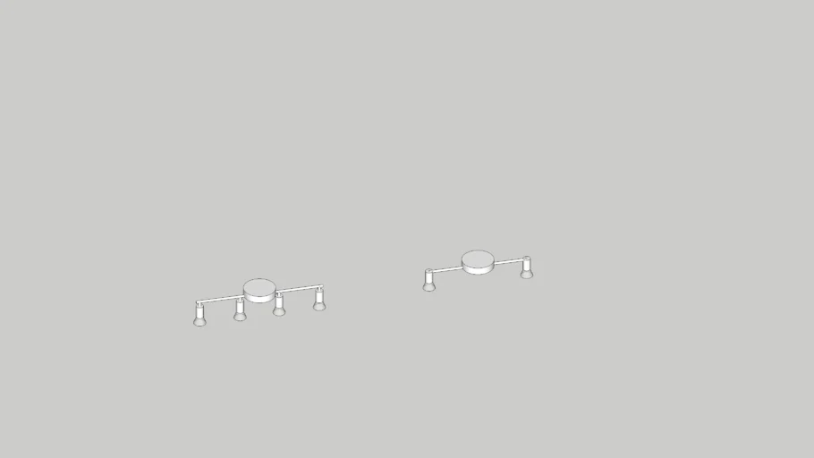 KRUSNATE ceiling spot lighting | 3D Warehouse