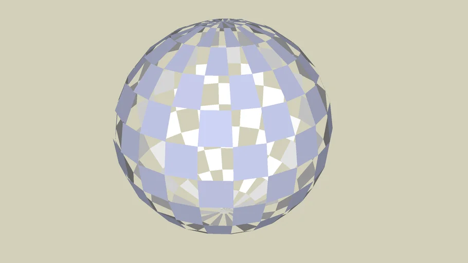 checker board ball | 3D Warehouse