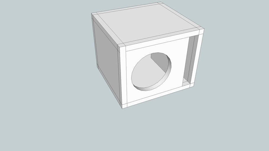 Subwoofer Box for (1) 10. | 3D Warehouse