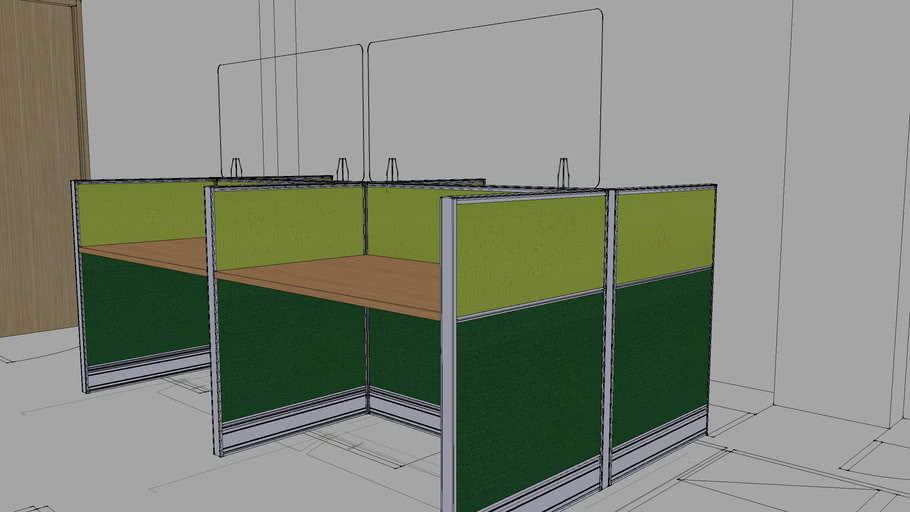 Sample Partition with Acrylic glass | 3D Warehouse