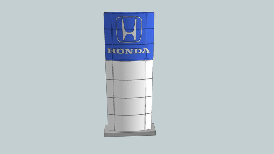 Honda Sign | 3D Warehouse
