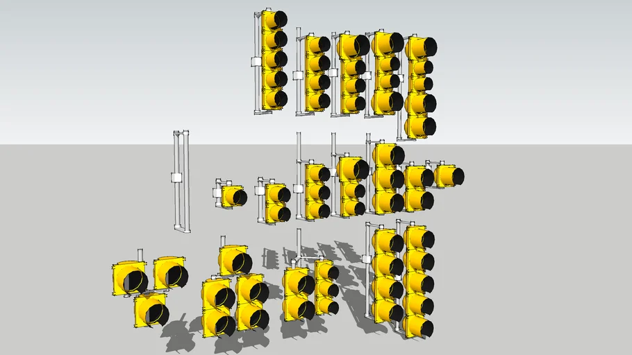 2017 Traffic Signal mast arm Sky Bracket pack | 3D Warehouse