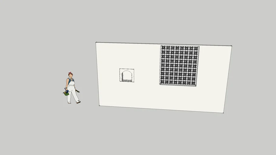 Master Bedroom Wall Nish | 3D Warehouse