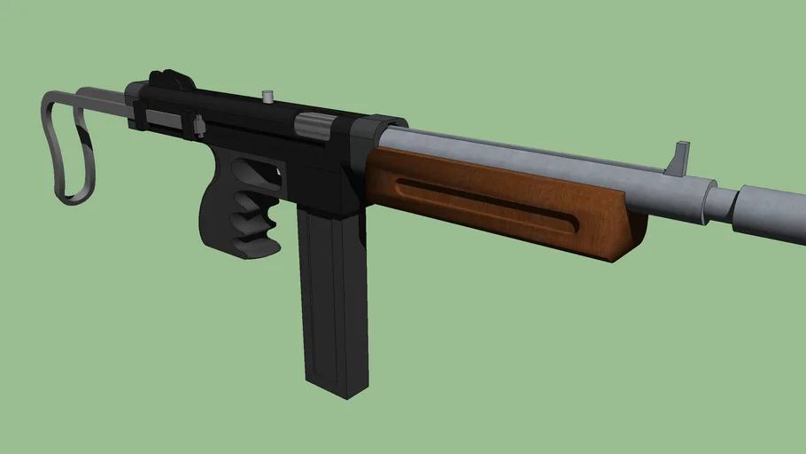 submachine gun | 3D Warehouse