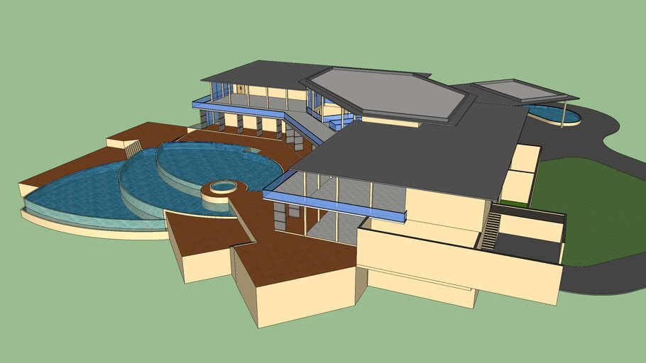 Clubhouse & spa | 3D Warehouse