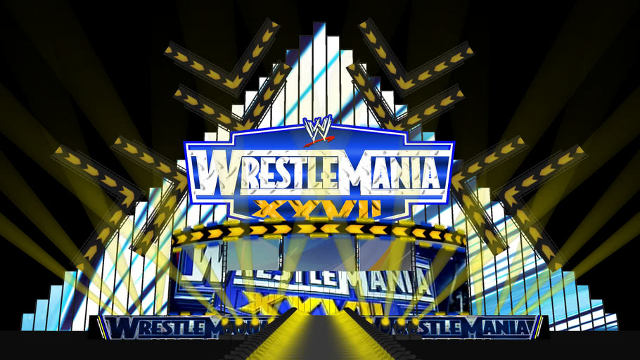 WWE WrestleMania 27 HD Stage Concept #2 | 3D Warehouse