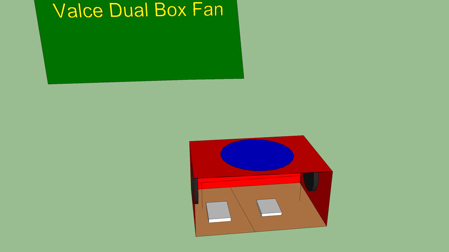 Valce Dual Box Fan | 3D Warehouse