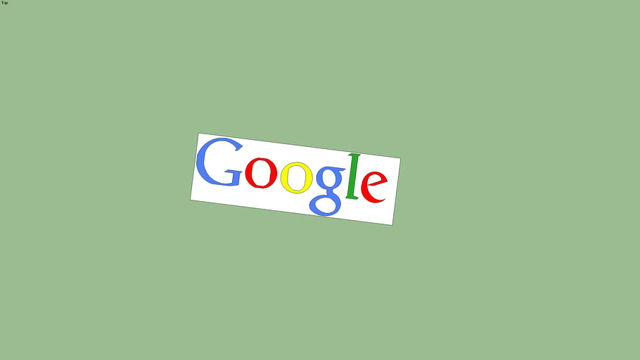 Google Logo | 3D Warehouse
