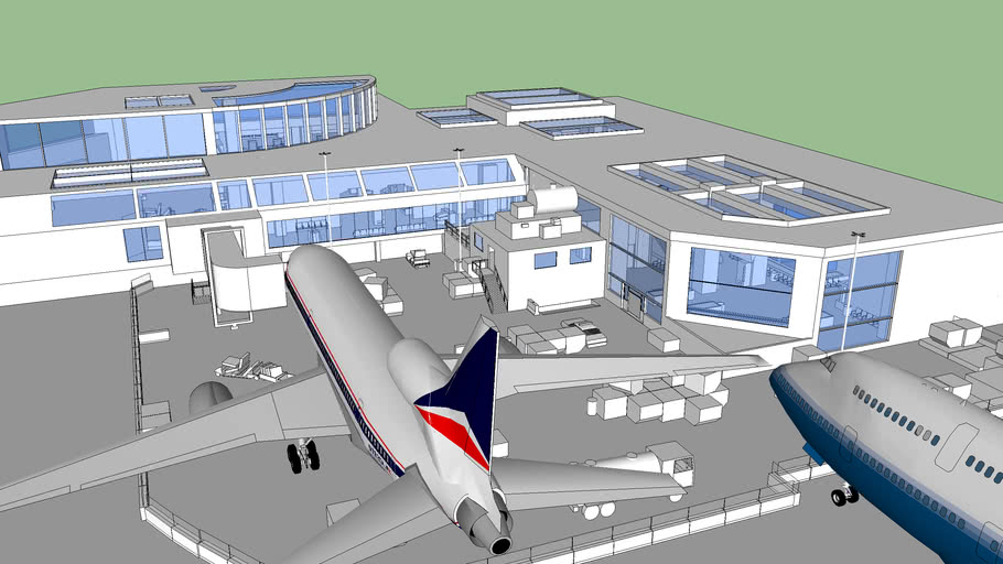 Terminal from Mw2 with the planes | 3D Warehouse