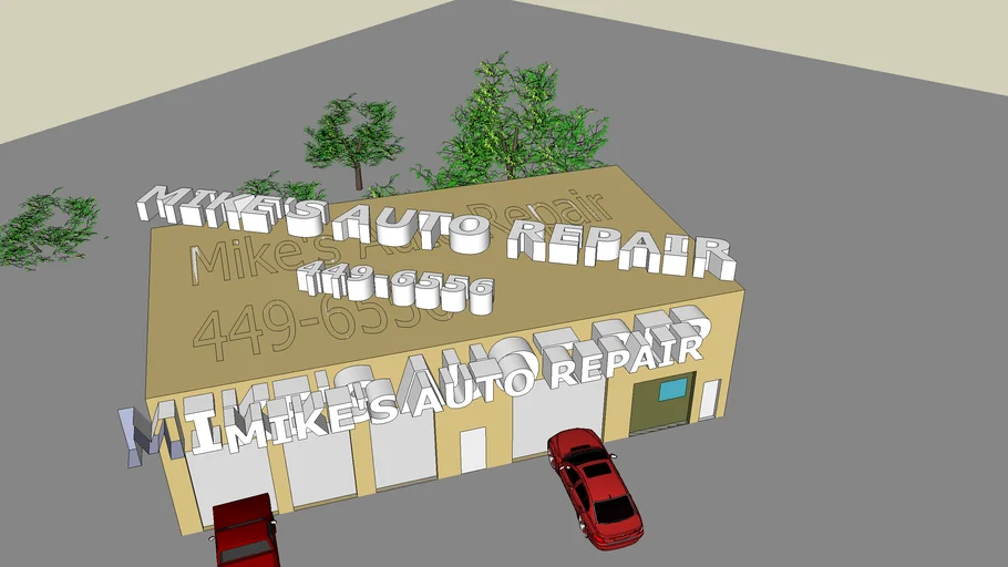 Mike's Auto Repair (finished) | 3D Warehouse