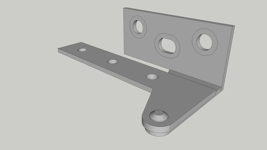 Overlay Door Pivot Hinge | 3D Warehouse
