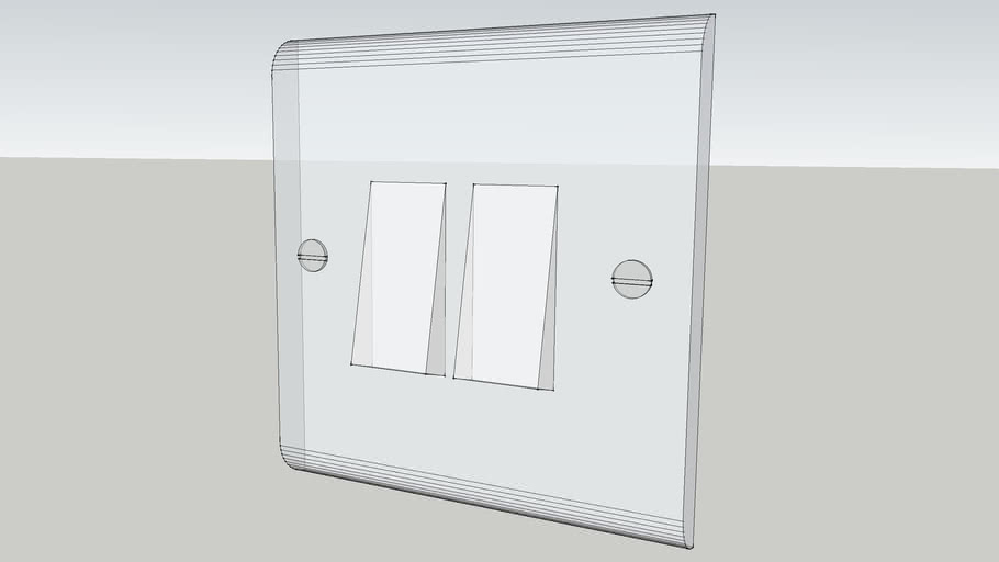 Double light switch | 3D Warehouse
