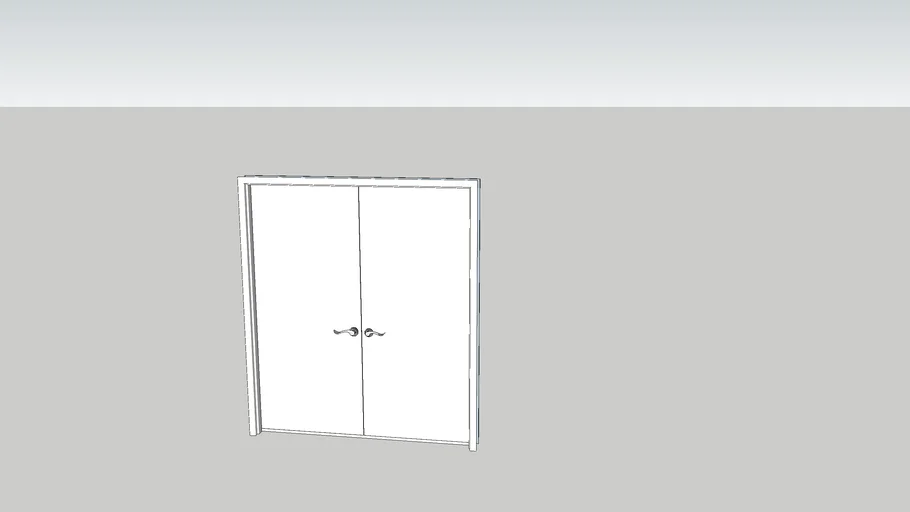 6070 Door and Frame | 3D Warehouse
