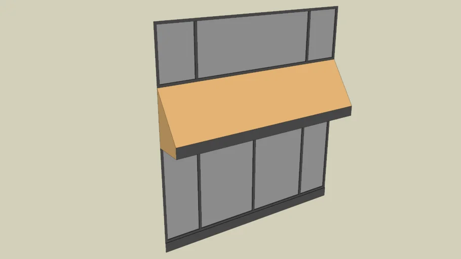 Storefront with Awning | 3D Warehouse