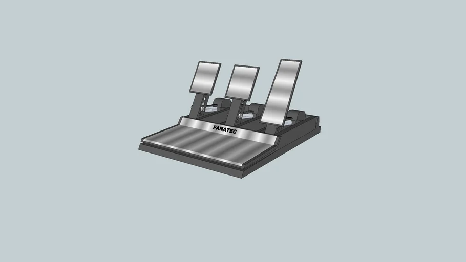 Fanatec CSR Pedals | 3D Warehouse