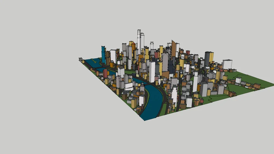 Huge City | 3D Warehouse