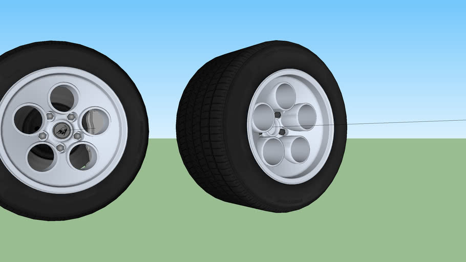 Countach alloy 'bravo' wheels | 3D Warehouse