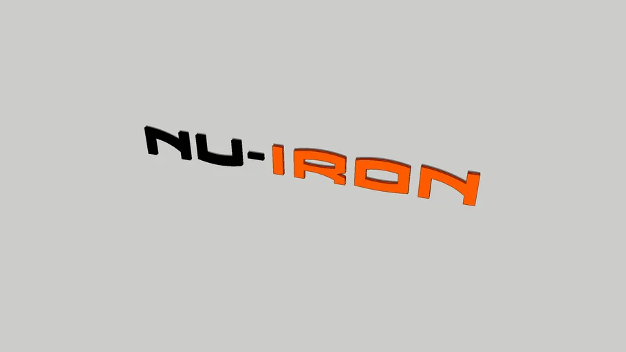 Nu Iron Sign | 3D Warehouse