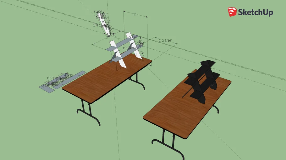 Tabletop display risers | 3D Warehouse