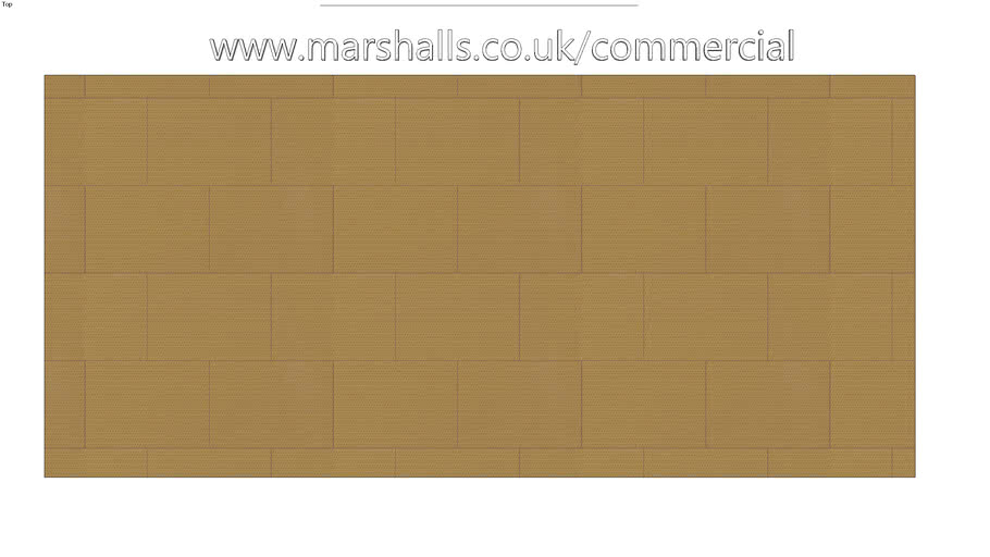 Marshalls Standard Flag Paving - Buff | 3D Warehouse