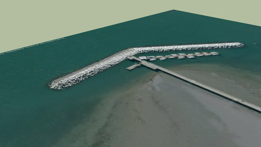 White Rock water break | 3D Warehouse