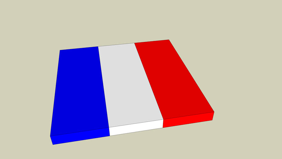 french flag | 3D Warehouse