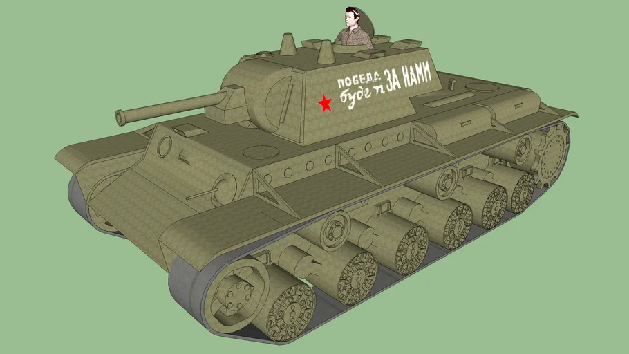 KV-1 kliment voroshilov | 3D Warehouse