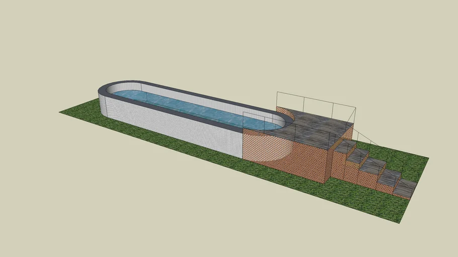 Pool and Deck | 3D Warehouse