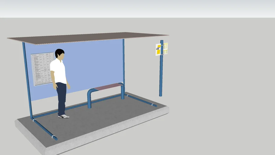 bus halte | 3D Warehouse