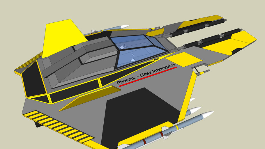 Phoenix - Class Interceptor with AMRAAM | 3D Warehouse
