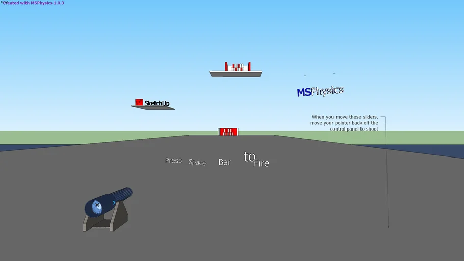 MSPhysics Cannon 'Game' | 3D Warehouse