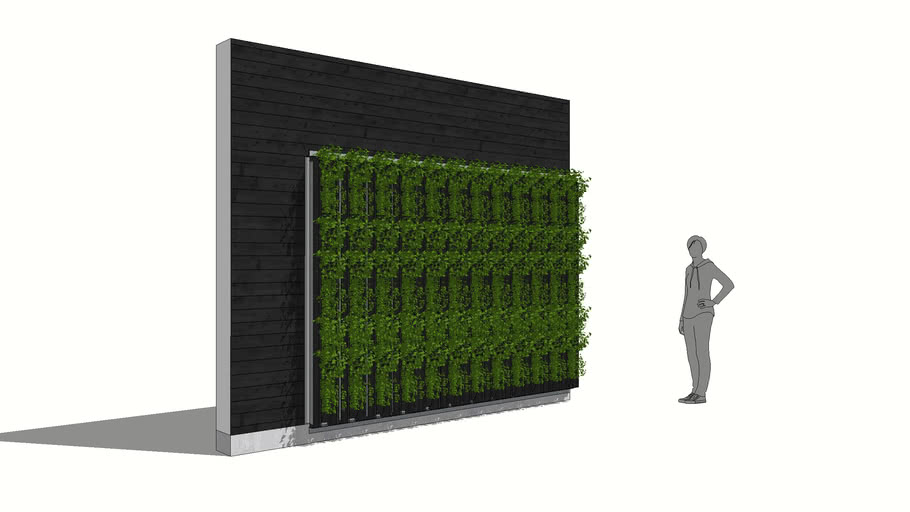 Vertical landscape wall. | 3D Warehouse