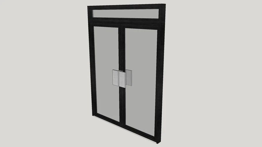 porte entrée commerciale | 3D Warehouse
