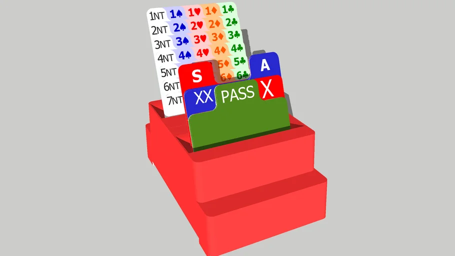 Bidding box | 3D Warehouse