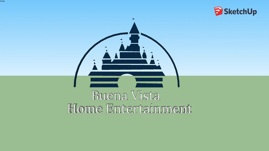 Copy of Walt Disney logo 3D | 3D Warehouse