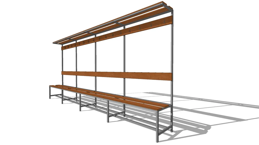gym bench | 3D Warehouse