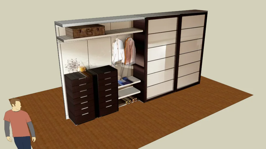Closet Visual Style 2 | 3D Warehouse