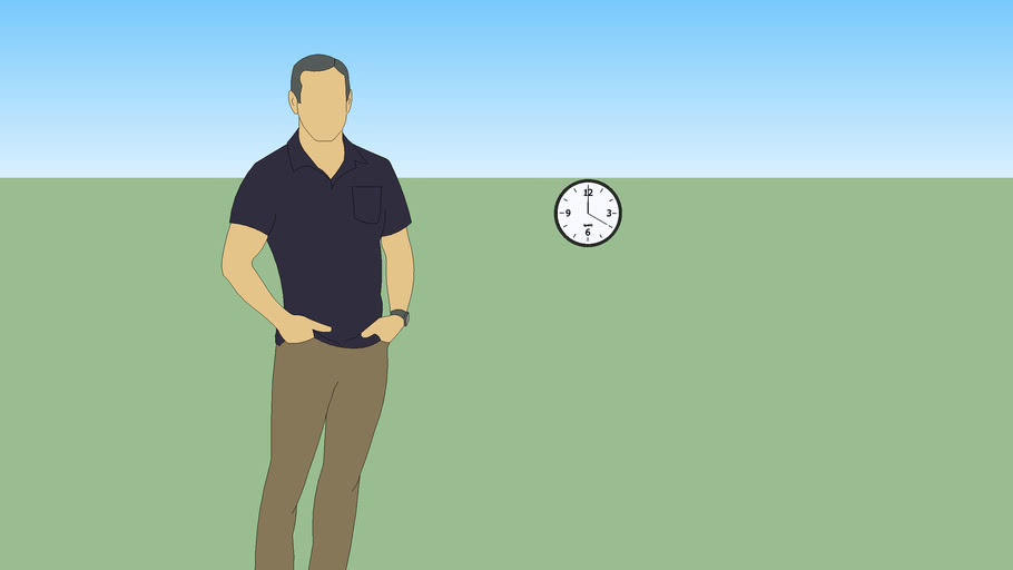 jam dinding - clock | 3D Warehouse