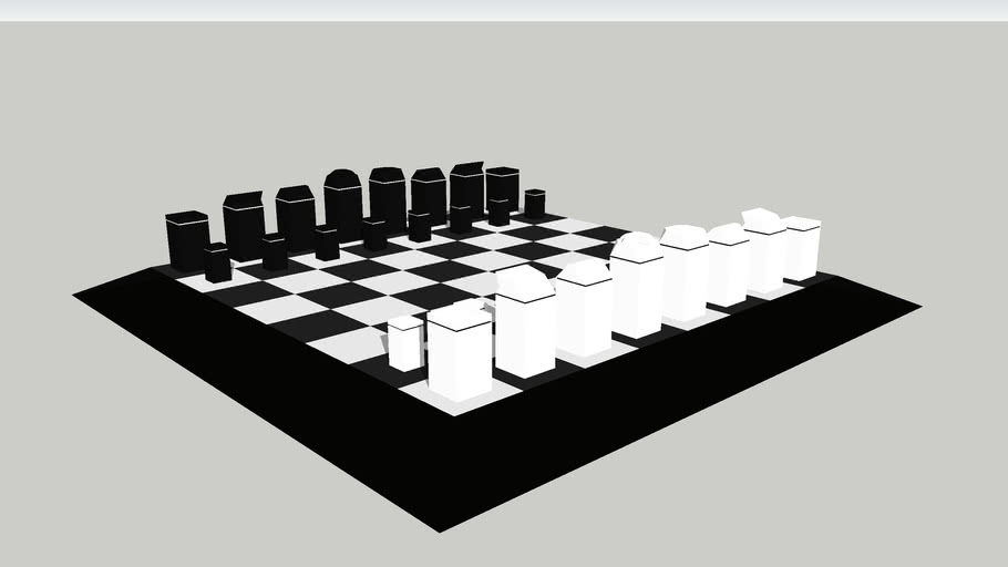 Chess Table | 3D Warehouse