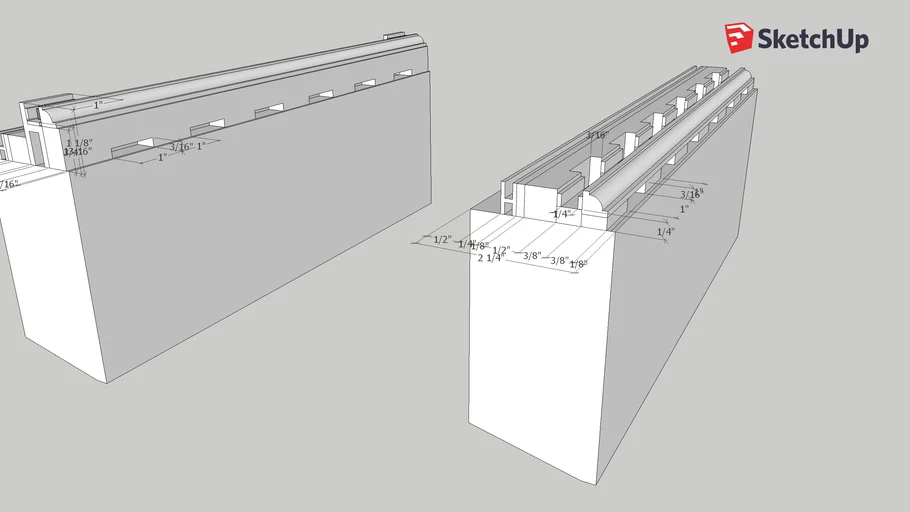 newmark sash detail rev1 | 3D Warehouse