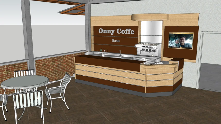 Counter Kafe Onny | 3D Warehouse