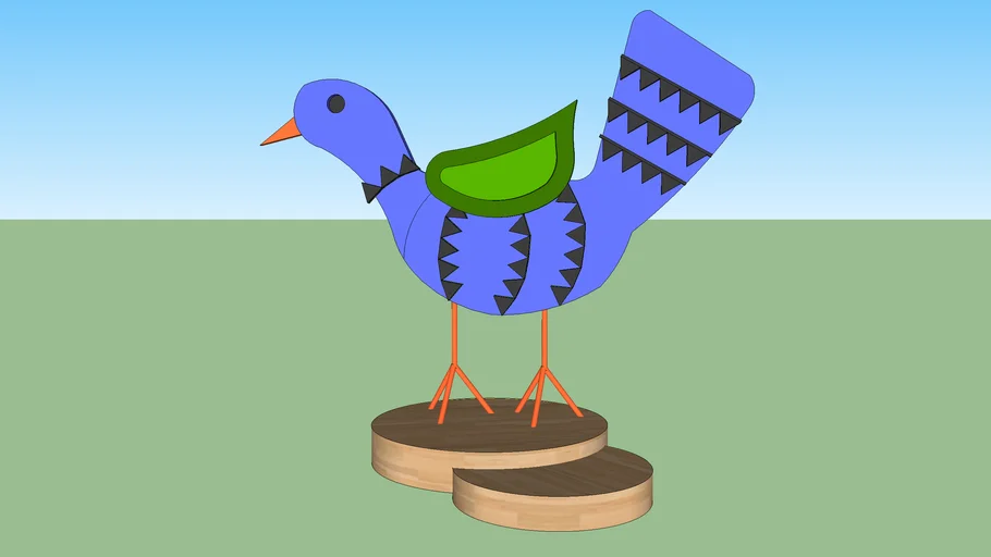 Loewe standing bird(Display window) | 3D Warehouse