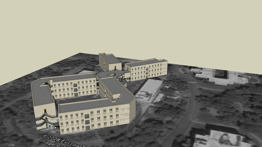 Hall of Residence - Men final] | 3D Warehouse