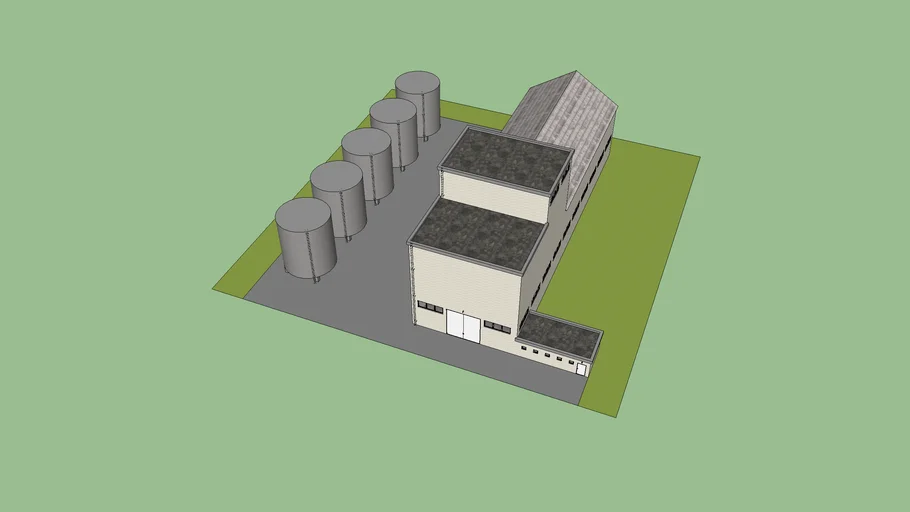 Rööpa 19 Grain Silo | 3D Warehouse
