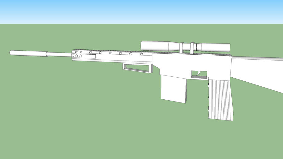 M143-SASS Sniper Rifle | 3D Warehouse