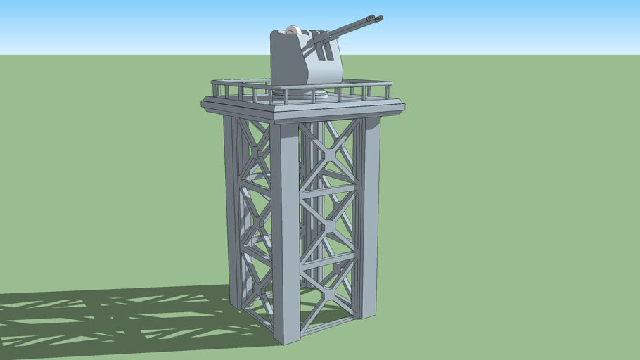 Raised Gun Platform | 3D Warehouse